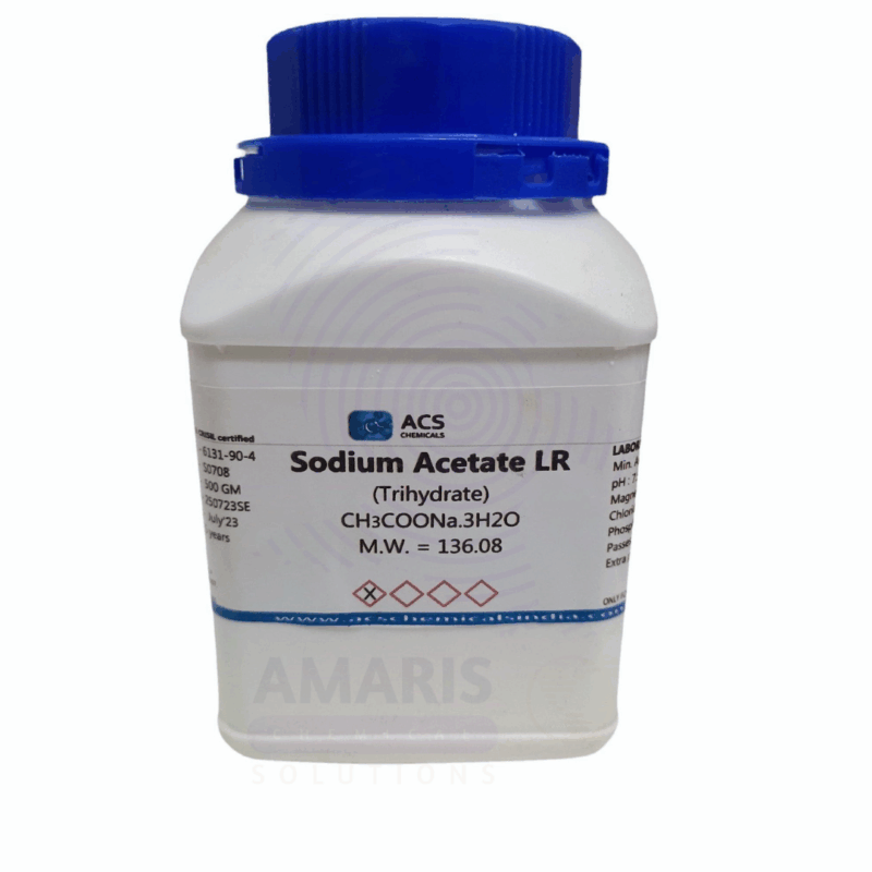 Sodium Acetate Trihydrate Extra Pure - Amaris Chemical Solutions